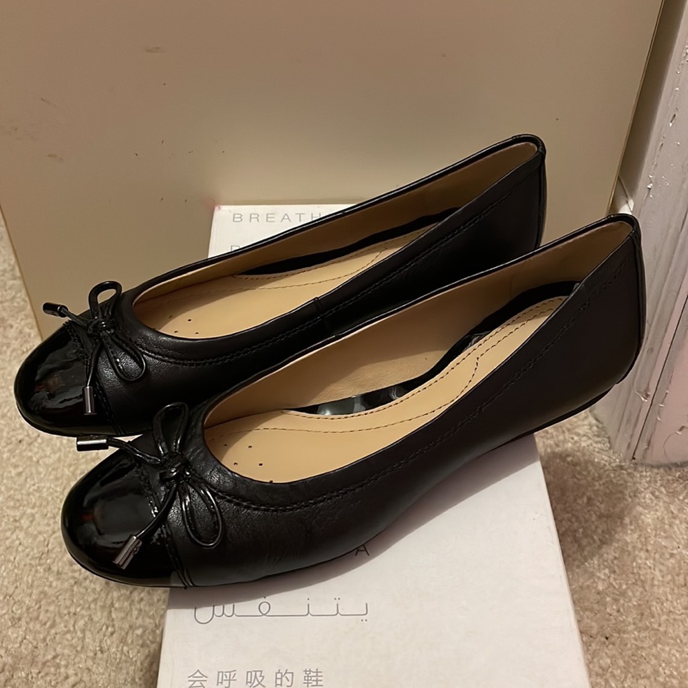 Geox Respira D Lola Nappa Ballet Flat - Gem